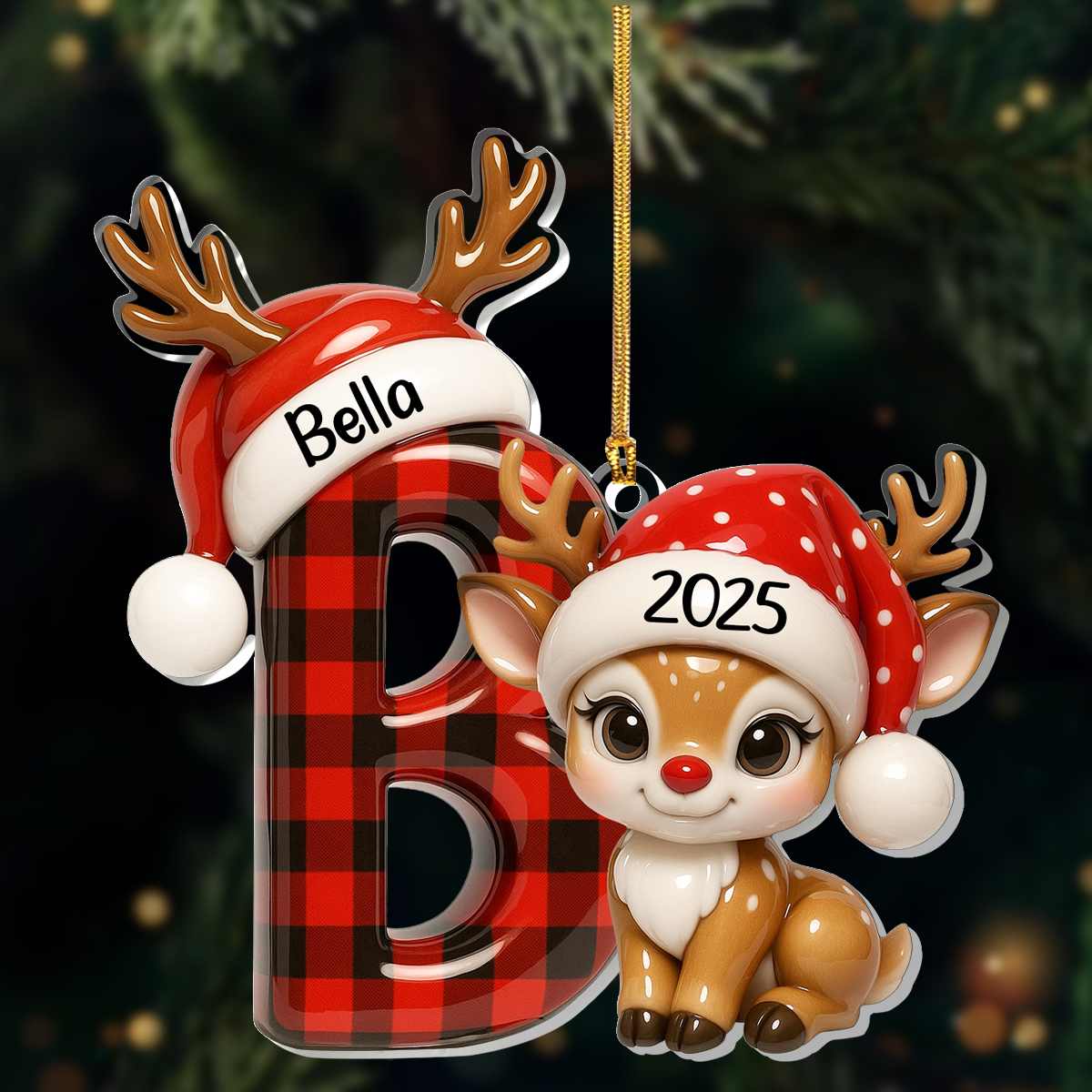 Gift For Kids - Festive Adorable Reindeer Christmas Alphabet ...