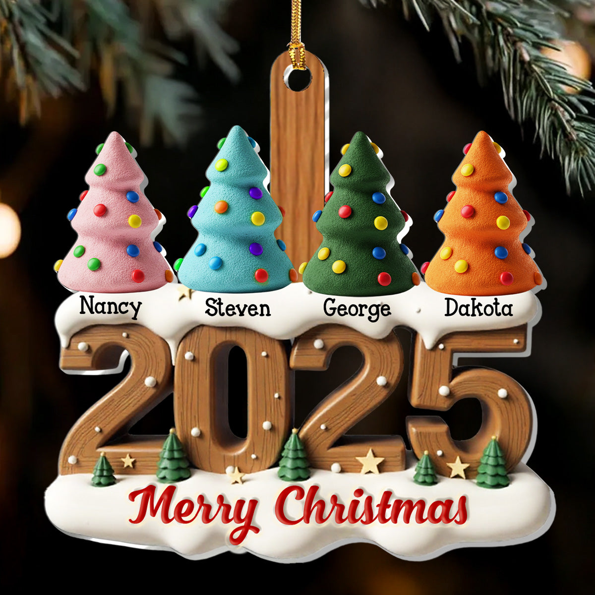 Gift For Family - Our Strong Bonds - Personalized Acrylic Ornament ...