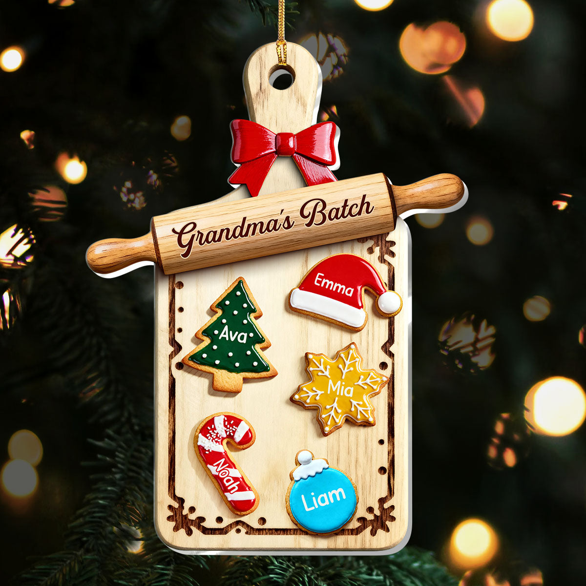 Grandma's Batch - Personalized 1-Layer Acrylic Ornament – JOYMADE