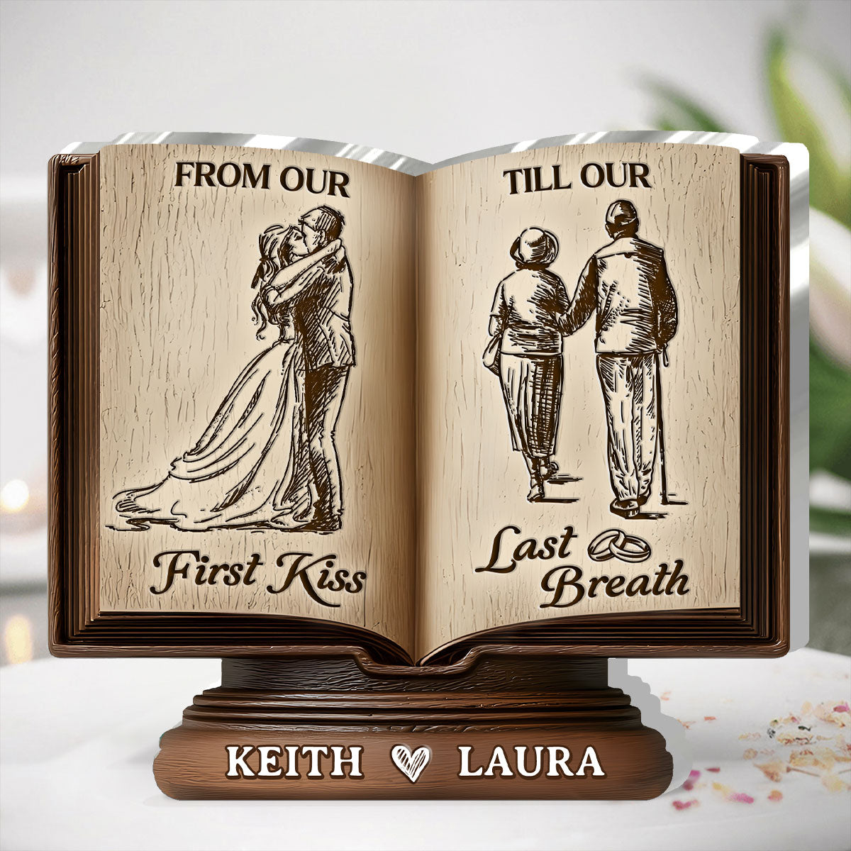 Forever Us - Personalized Custom Shaped Squared Acrylic Plaque – JOYMADE