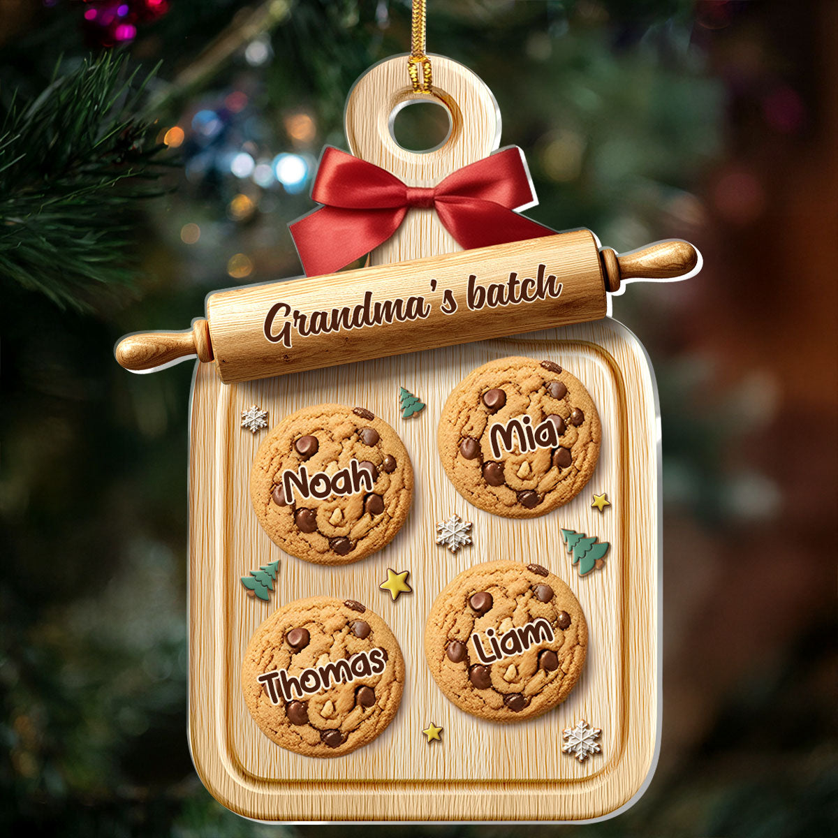 Grandma's Batch Ver 2 - Personalized 1-Layer Acrylic Ornament – JOYMADE