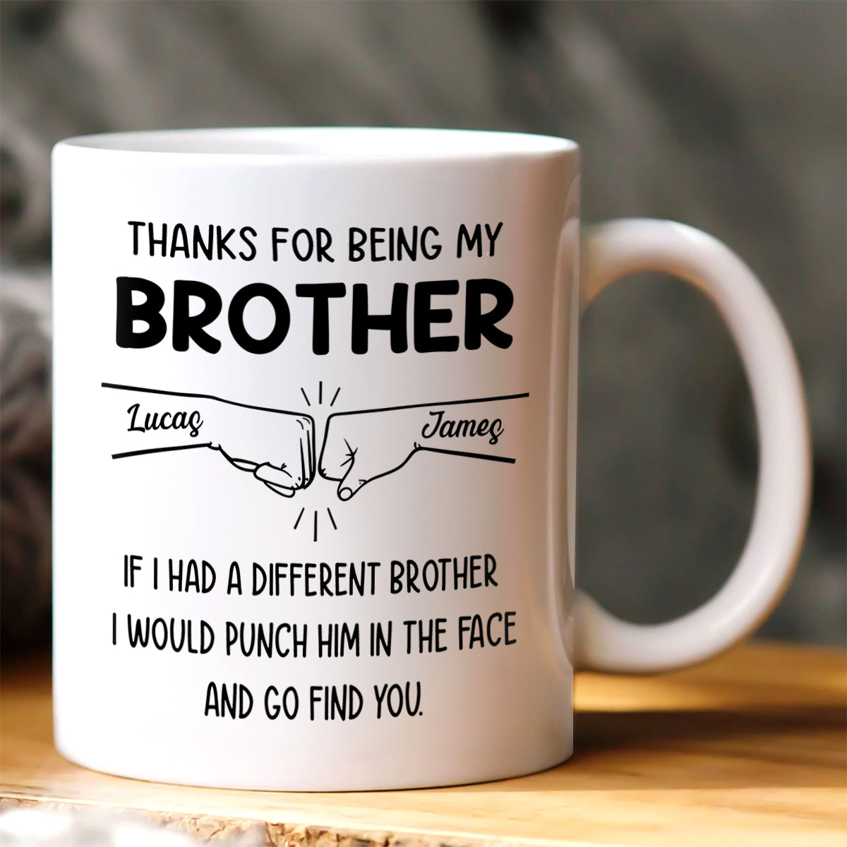 Being My Sibling - Personalized Ceramic Coffee Mug – JOYMADE