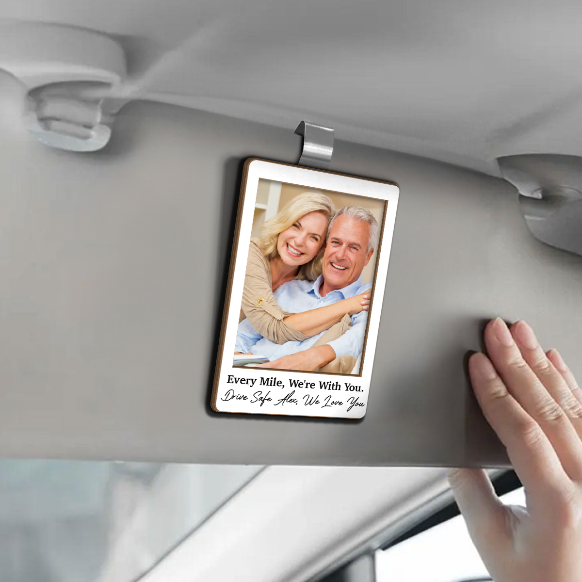 Drive Safe My Love Gift For Family, Couple - Personalized Car Visor Cl ...